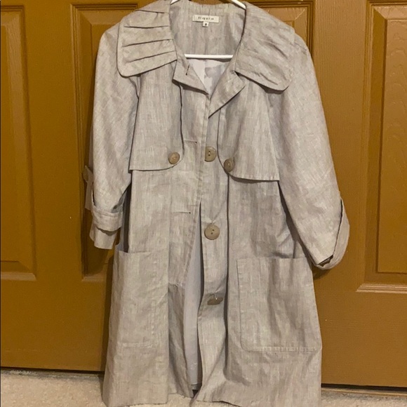 Liquid | Jackets & Coats | Silver Glitter Rain Coat | Poshmark